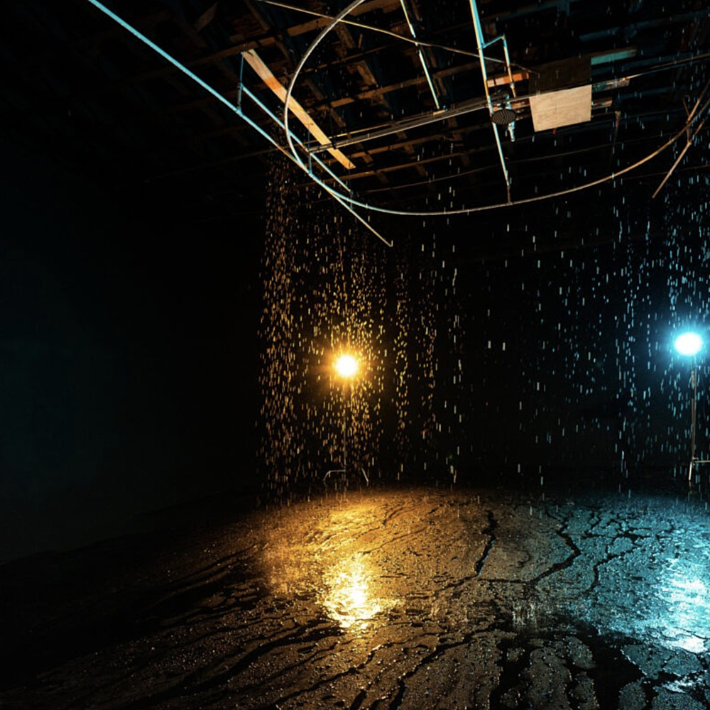 Space For Arts - BK Metro Studio 5 - Black Cyc + Rain Features